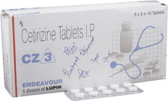 Cz 3 10 MG Tablet (10): Uses, Side Effects, Price & Dosage | PharmEasy