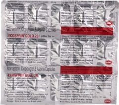 Ecosprin Gold 20 Capsule: Uses, Side Effects, Price, Dosage & More Info ...