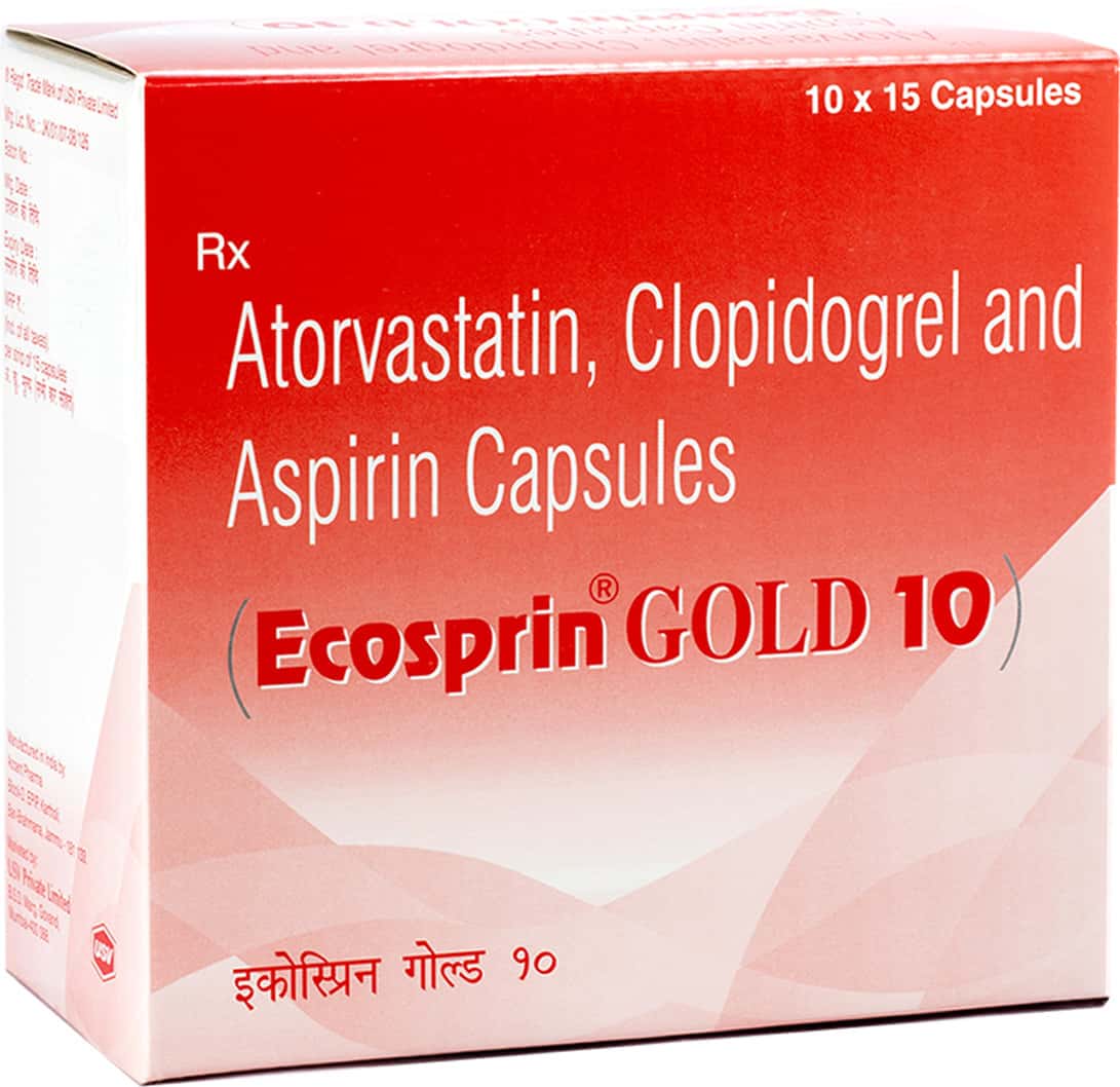 Ecosprin Gold 10 Capsule: Uses, Side Effects, Price, Dosage & More Info ...