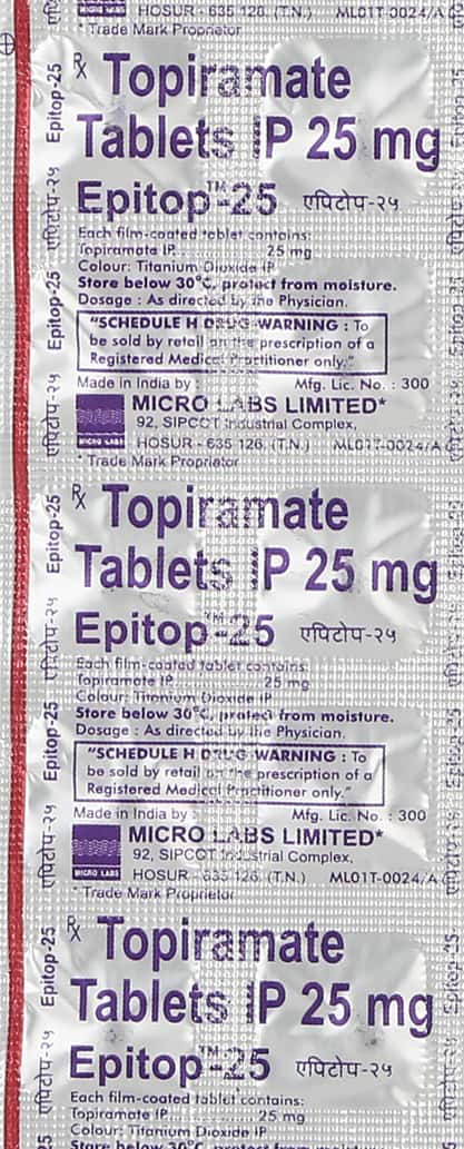 Epitop 25 MG Tablet (10): Uses, Side Effects, Price & Dosage | PharmEasy