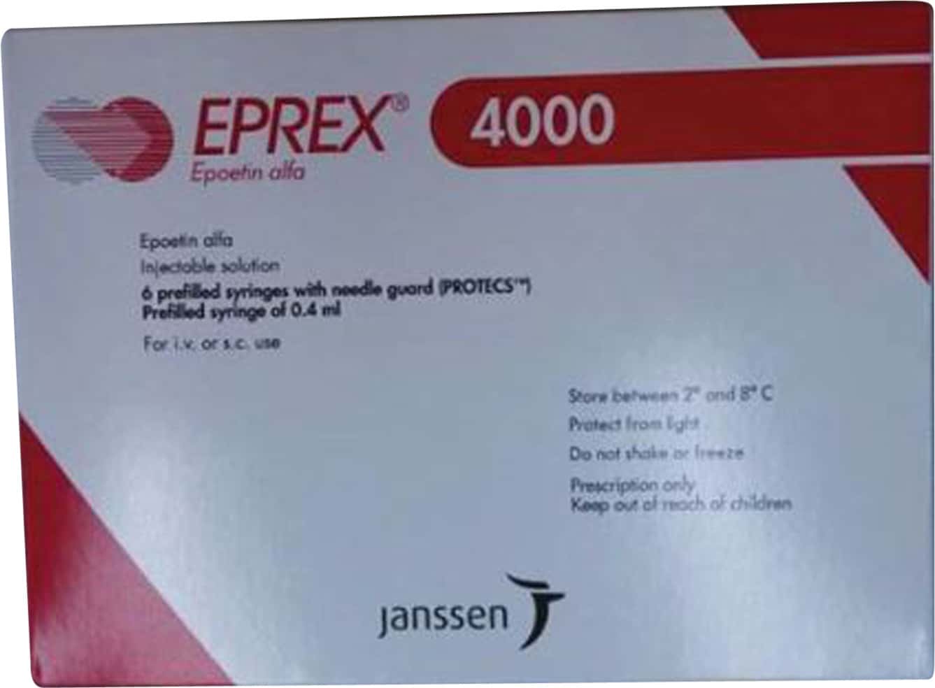 Eprex 4000 IU Injection (0.4): Uses, Side Effects, Price & Dosage ...