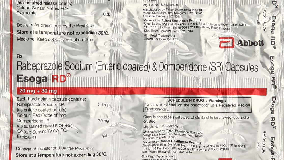Esoga-RD Capsule: Uses, Side Effects, Price, Dosage & More Info - PharmEasy