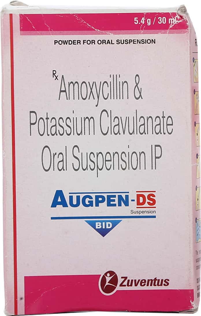 Augpen Ds 457mg Bottle Of 30ml Dry Suspension: Uses, Side Effects ...