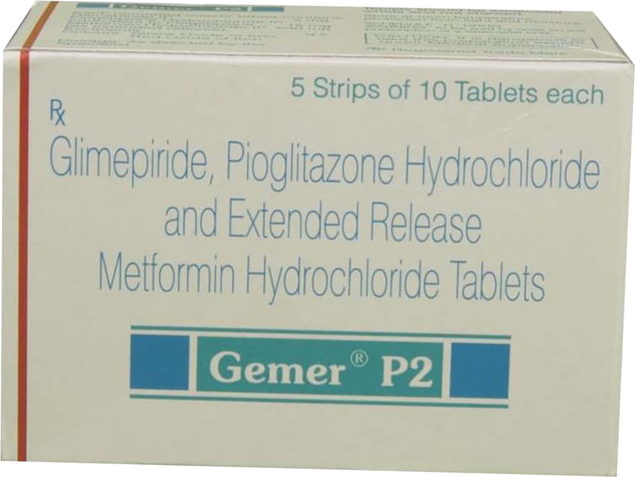 Gemer P 2 Tablet: Uses, Side Effects, Price, Dosage & More Info - PharmEasy