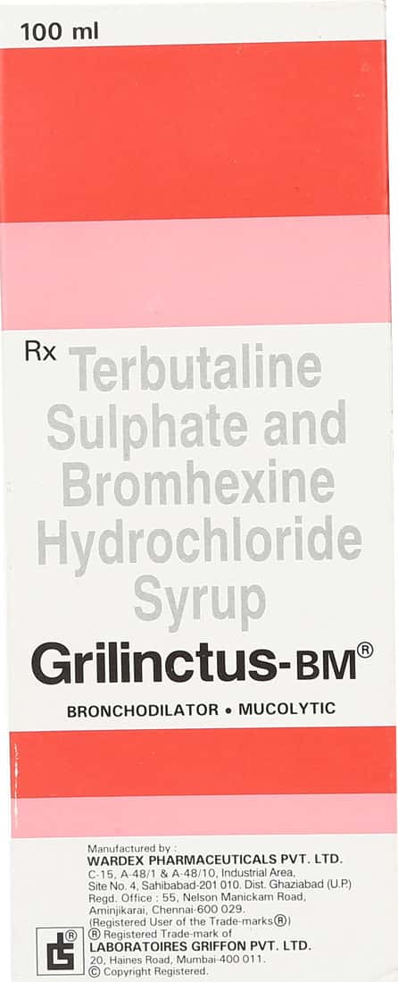Grilinctus-BM Syrup: Uses, Side Effects, Price, Dosage & More Info ...