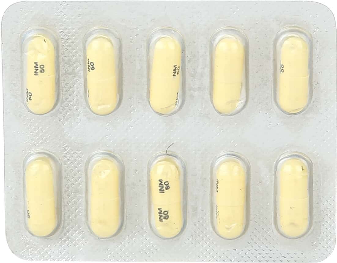 Inmecin 50 MG Capsule (10): Uses, Side Effects, Price & Dosage | PharmEasy