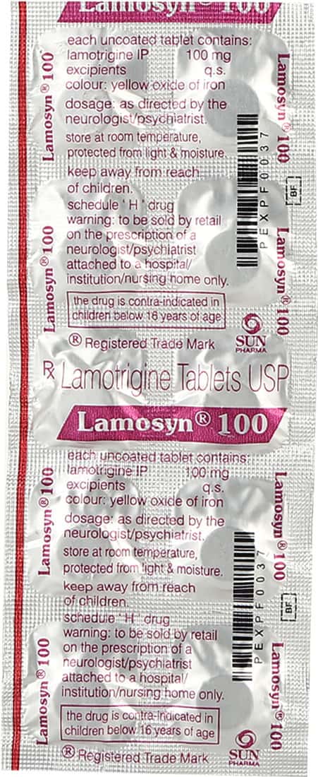 Lamosyn 100 MG Tablet (10): Uses, Side Effects, Price & Dosage | PharmEasy