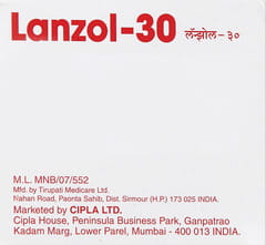 Lanzol 30 Capsule: Uses, Side Effects, Price, Dosage & More Info ...