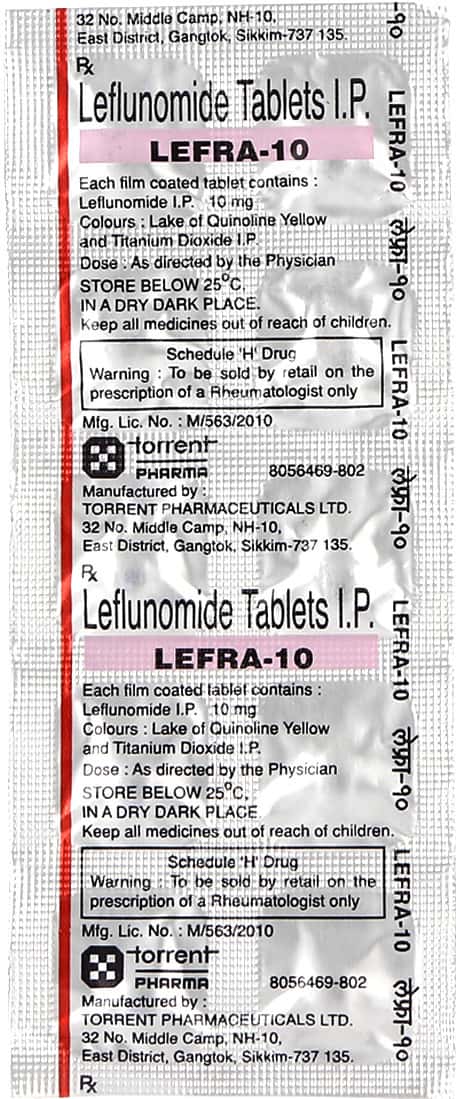 Lefra 10 MG Tablet (10): Uses, Side Effects, Price & Dosage | PharmEasy