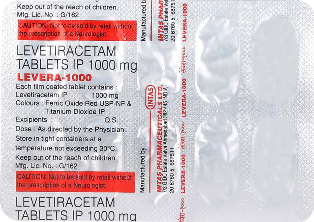 Levera 1000 Tablet: Uses, Side Effects, Price, Dosage & More Info ...