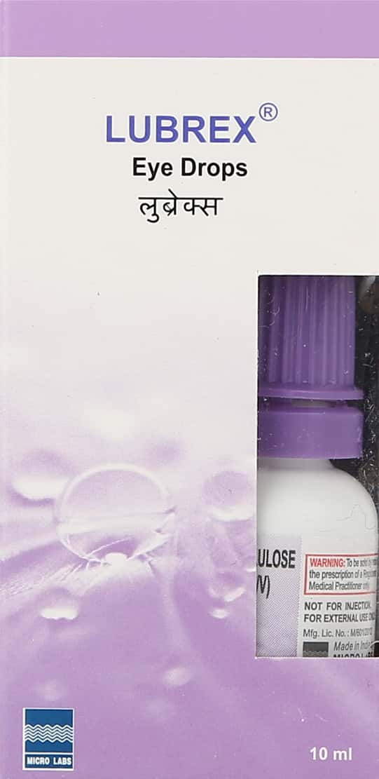 Lubrex Bottle Eye Drops: Uses, Side Effects, Price, Dosage & More Info ...