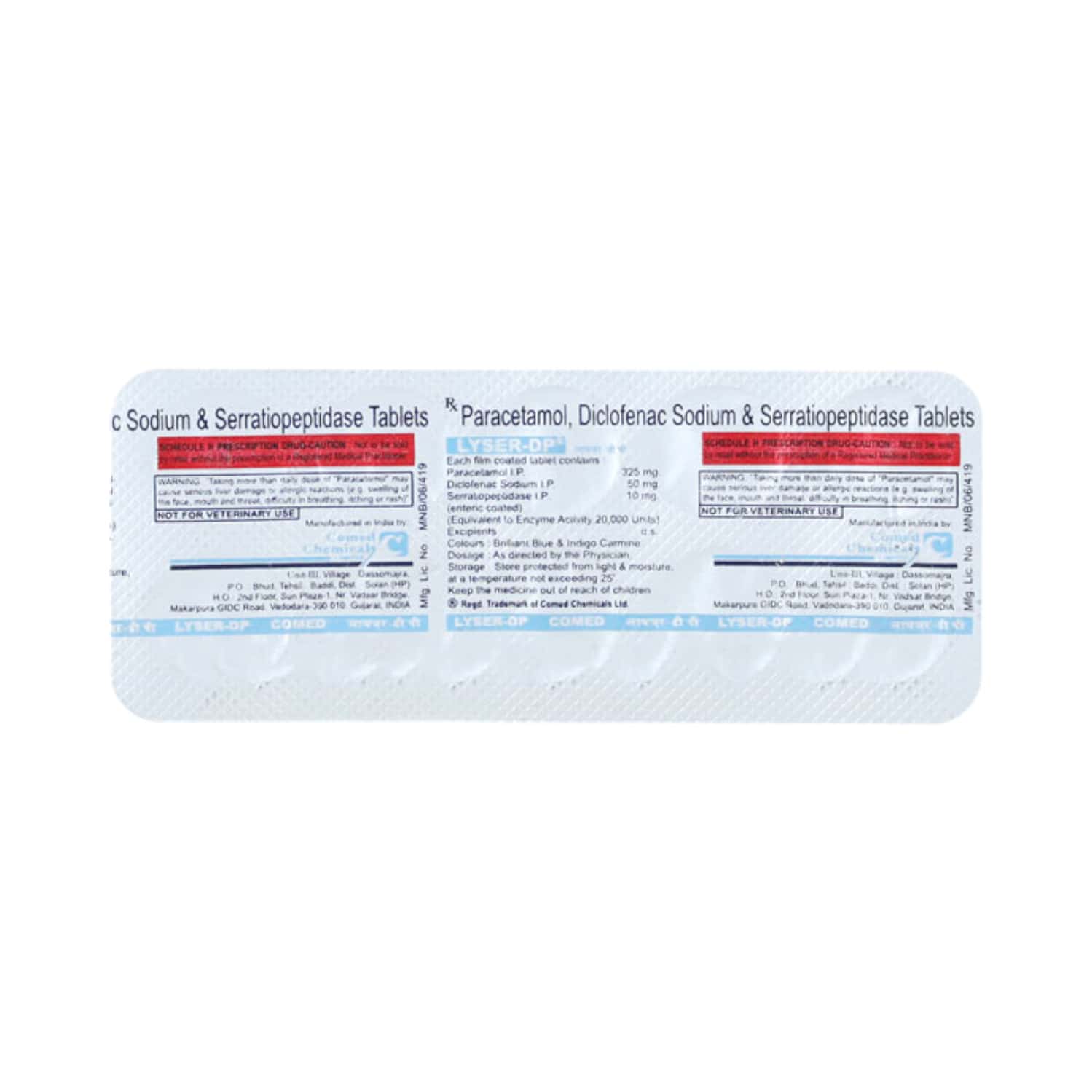 Lyser Dp Strip Of 10 Tablets: Uses, Side Effects, Price & Dosage ...