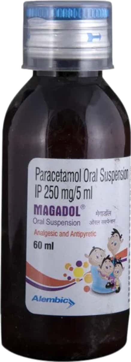 Magadol 250 MG Suspension (60): Uses, Side Effects, Price & Dosage ...