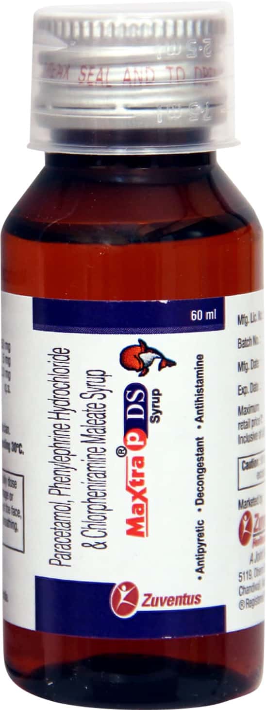 Maxtra P Ds Bottle Of 60ml Syrup: Uses, Side Effects, Price & Dosage ...