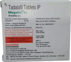 Megalis 10 Tablet: Uses, Side Effects, Price, Dosage & More Info ...