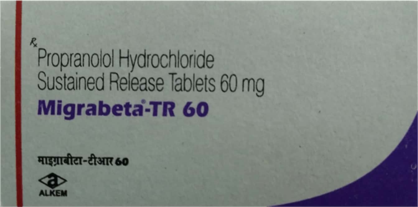 Migrabeta Tr 60 MG Tablet (10): Uses, Side Effects, Price & Dosage ...