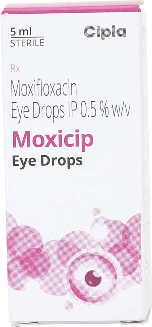 Moxicip 0.5 %W/V Eye Drop (5): Uses, Side Effects, Price & Dosage ...