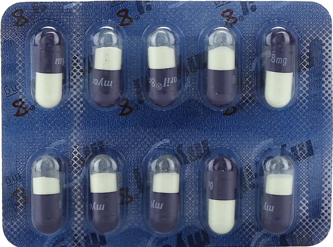 Myoril 8mg Capsule: Uses, Side Effects, Price, Dosage & More Info ...