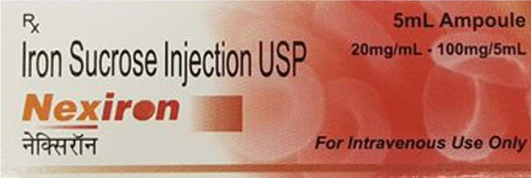 Nexiron 20 MG/ML Injection (5): Uses, Side Effects, Price & Dosage ...