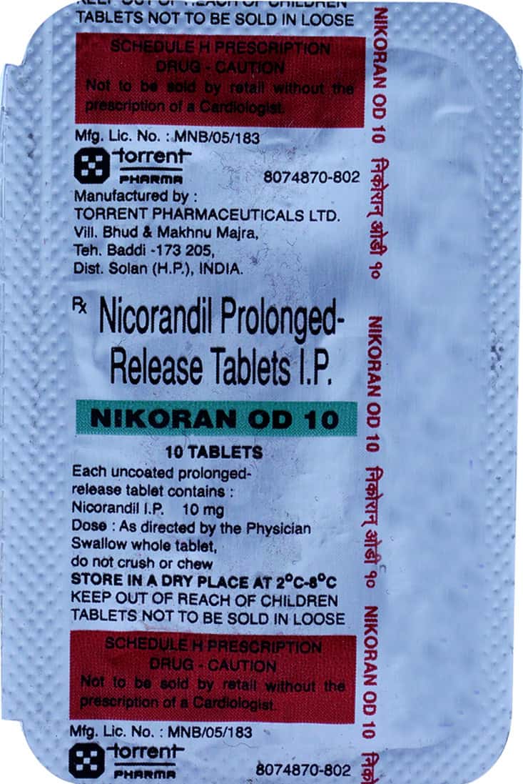 Nikoran OD 10 Tablet: Uses, Side Effects, Price, Dosage & More Info ...