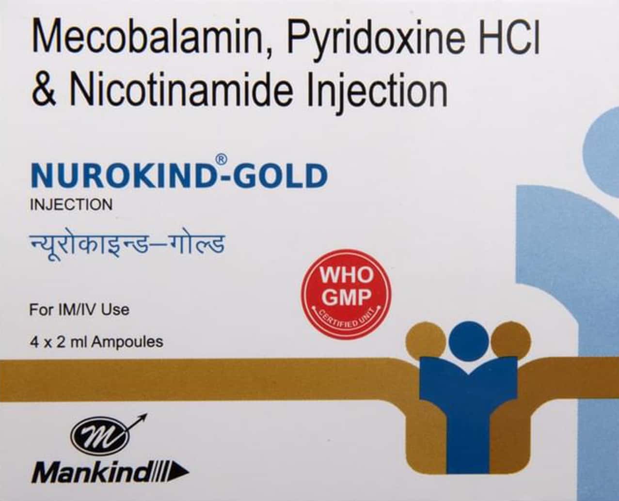 Nurokind Gold Injection 4x2 ml: Uses, Side Effects, Price, Dosage ...