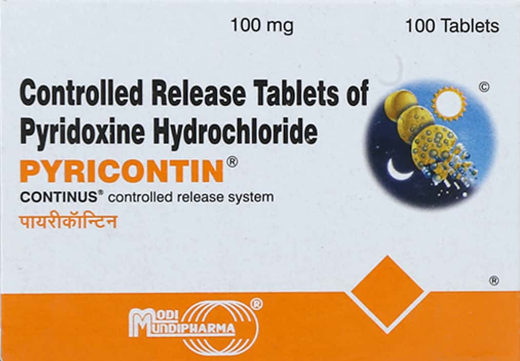 Pyricontin 100 MG Tablet (10): Uses, Side Effects, Price & Dosage ...