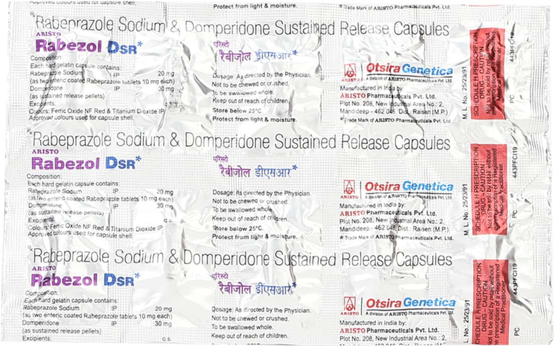 Rabezol DSR Capsule: Uses, Side Effects, Price, Dosage & More Info ...