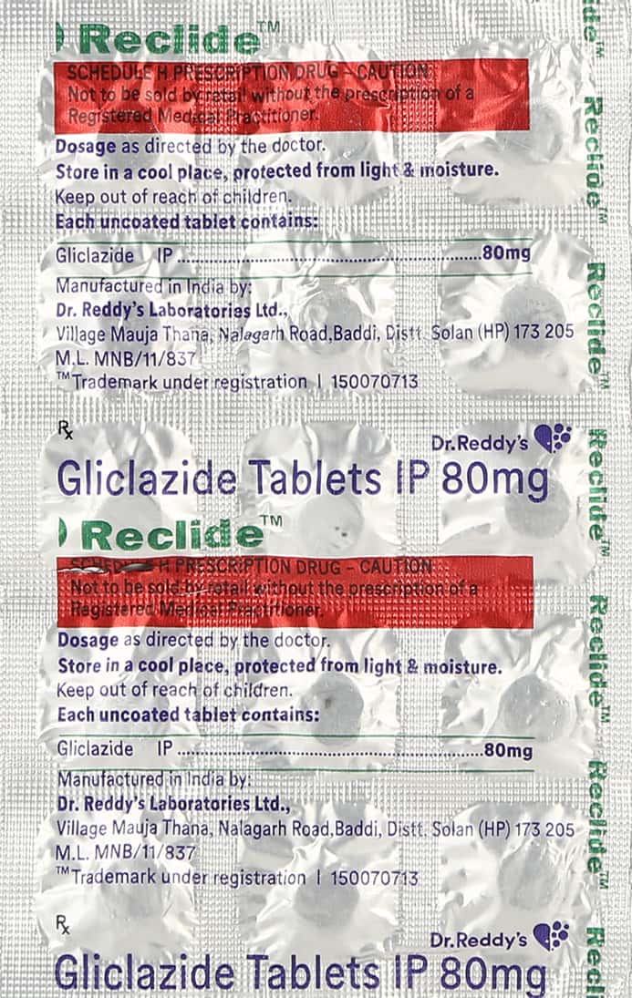 Reclide Tablet: Uses, Side Effects, Price, Dosage & More Info - PharmEasy