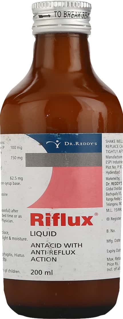 Buy Riflux Liquid 200ml Online & Save Up to 24% at PharmEasy
