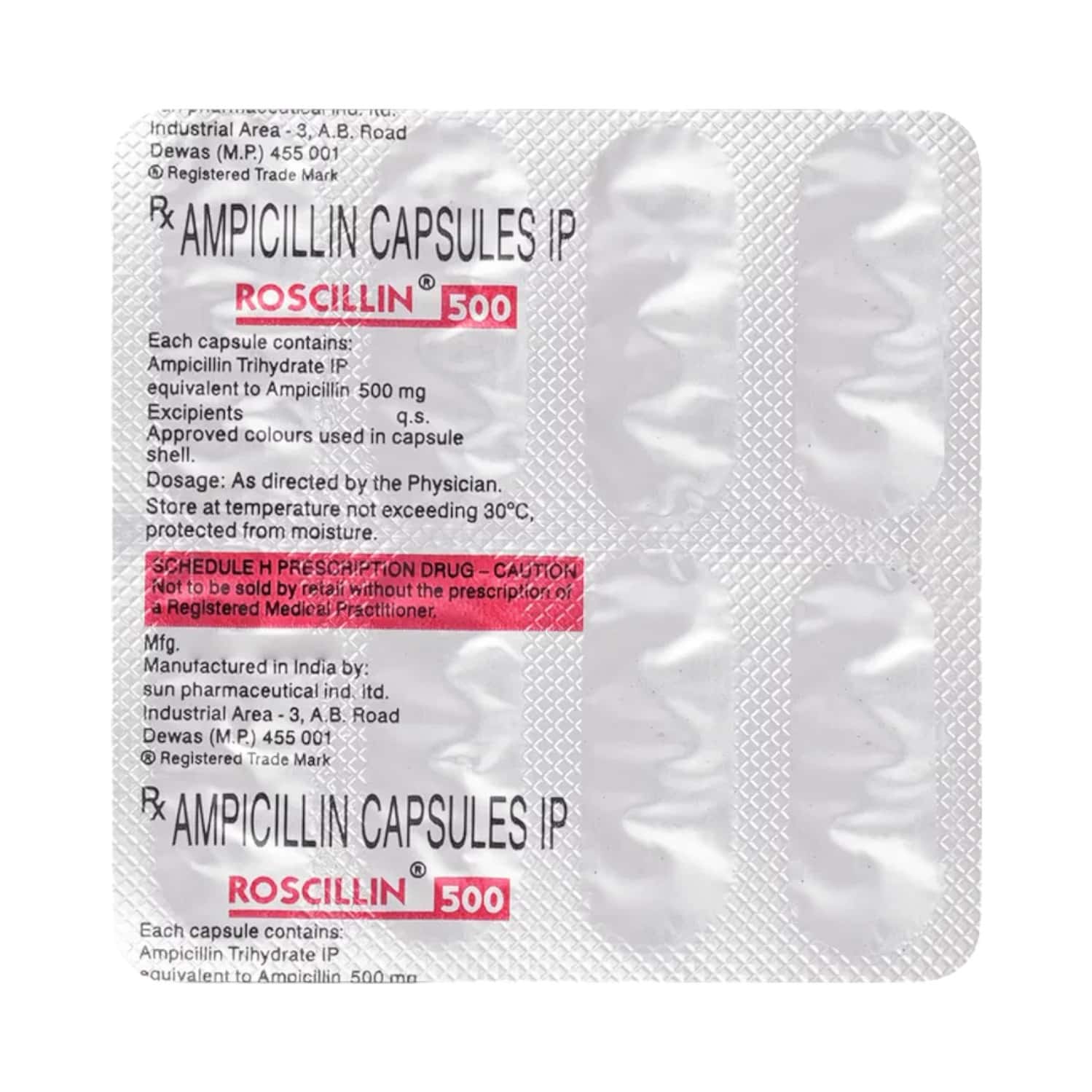 Roscillin 500 MG Capsule (8): Uses, Side Effects, Price & Dosage ...