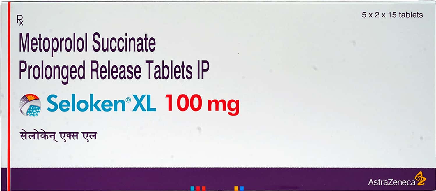 Seloken Xl 100 MG Tablet (15): Uses, Side Effects, Price & Dosage ...