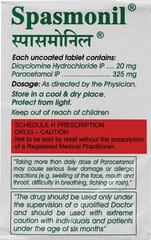 Spasmonil Tablet: Uses, Side Effects, Price, Dosage & More Info - PharmEasy