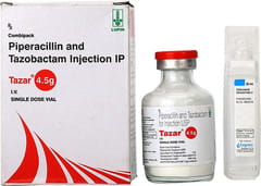 Tazar 4.5 Powder for injection: Uses, Side Effects, Price, Dosage ...