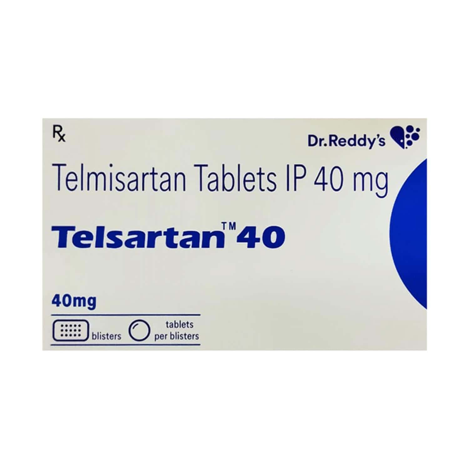 Telsartan 40 MG Tablet (15): Uses, Side Effects, Price & Dosage | PharmEasy