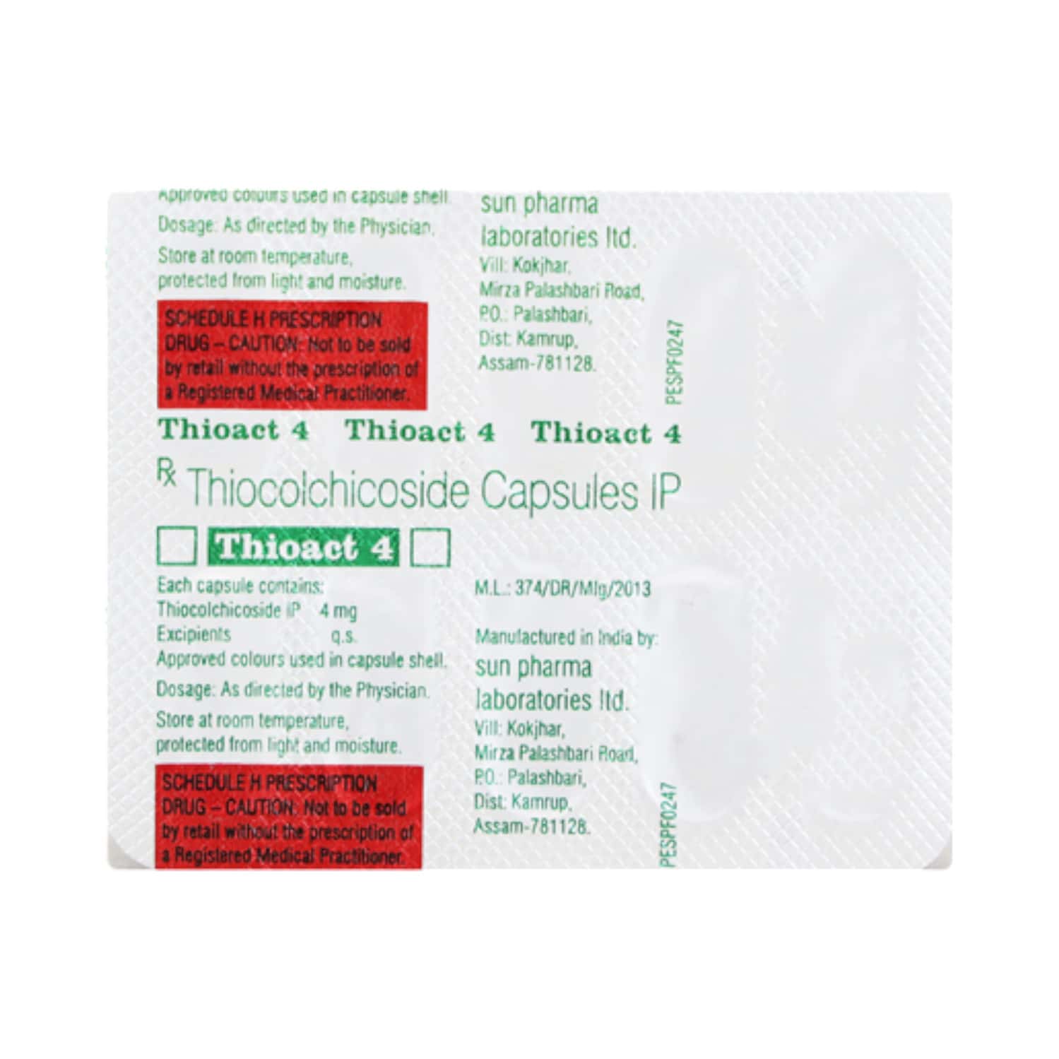 Thioact 4 MG Capsule (10): Uses, Side Effects, Price & Dosage | PharmEasy