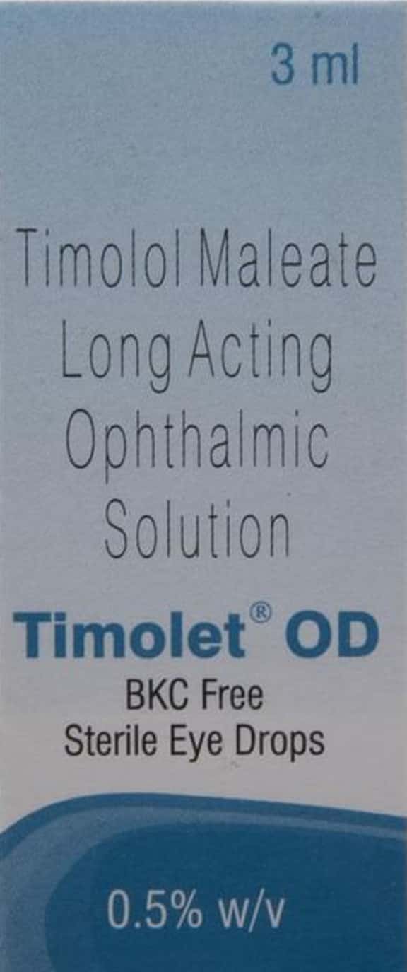 Timolet Od 0.5 % Eye Drop (3): Uses, Side Effects, Price & Dosage ...
