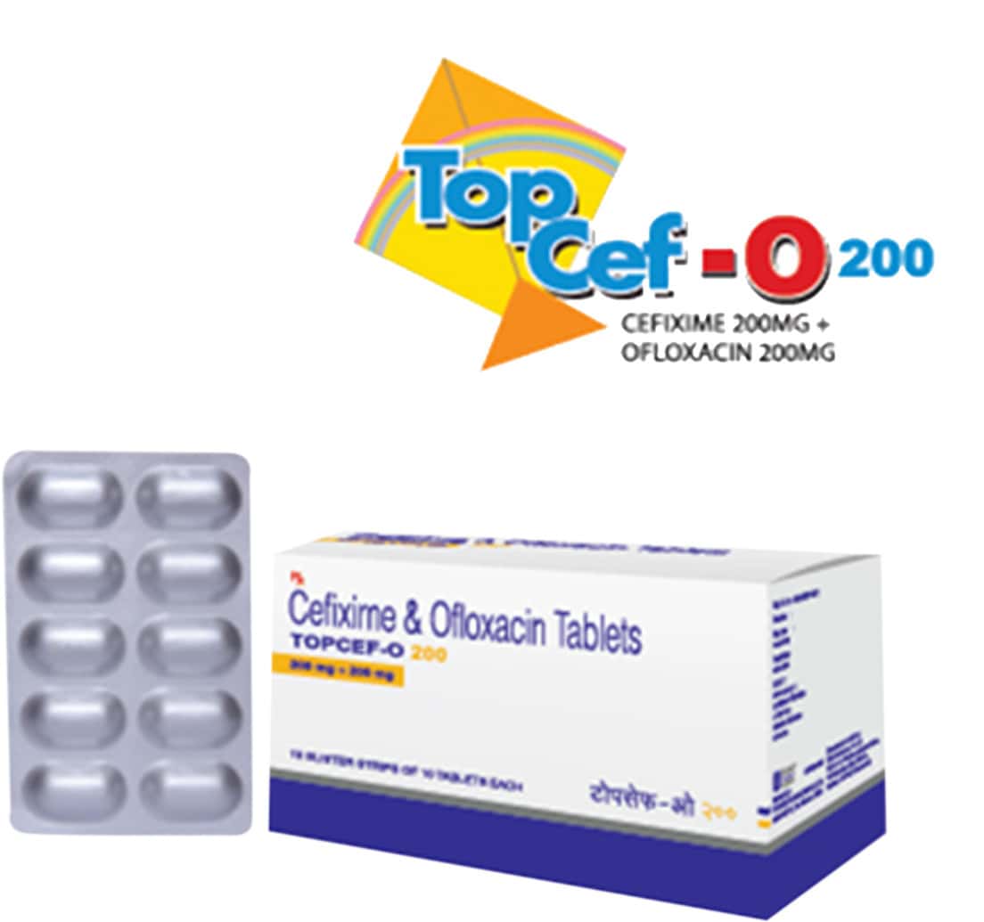 Topcef O 200mg Strip Of 10 Tablets: Uses, Side Effects, Price & Dosage ...