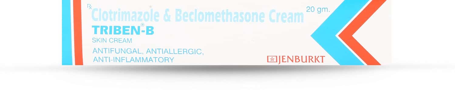 Triben B Tube Of 20gm Cream: Uses, Side Effects, Price & Dosage | PharmEasy