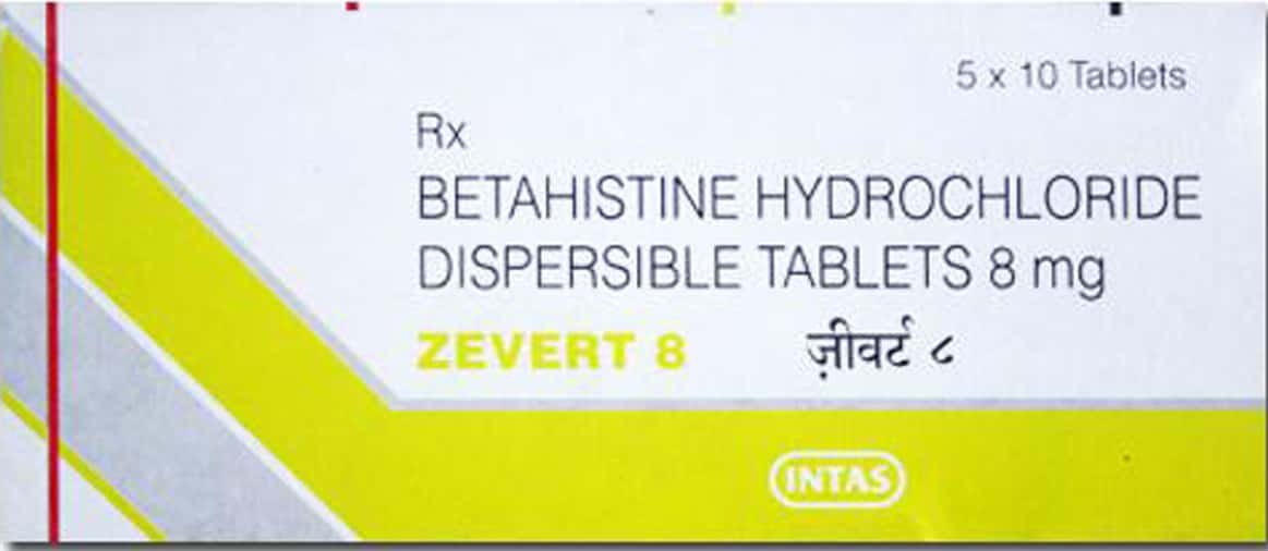 Zevert Dt 8 MG Tablet (10): Uses, Side Effects, Price & Dosage | PharmEasy