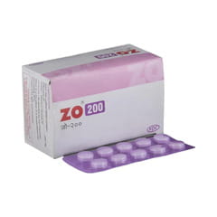 Zo 200 MG Tablet (10): Uses, Side Effects, Price & Dosage | PharmEasy
