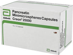 Creon 25000 Capsule: Uses, Side Effects, Price, Dosage & More Info ...