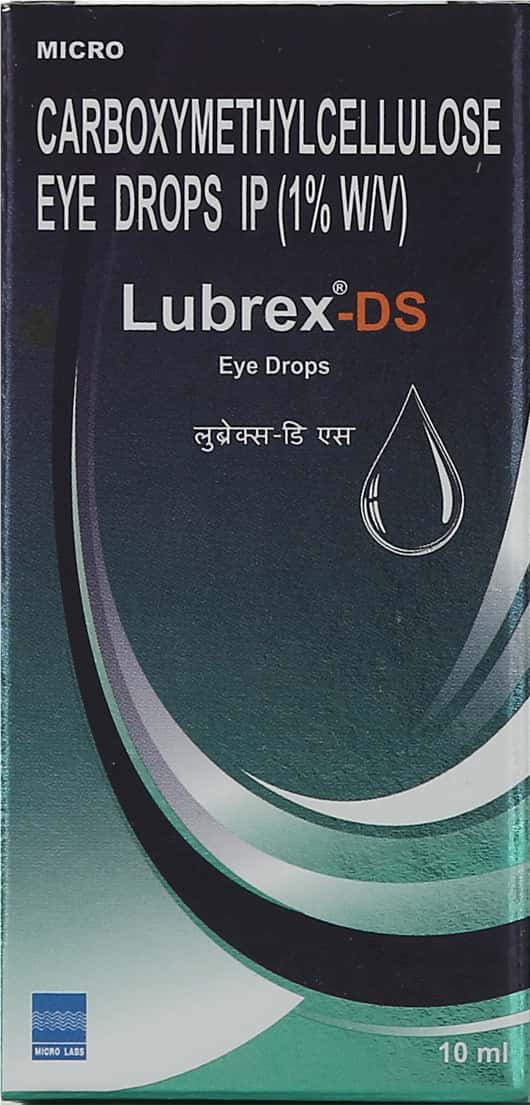 Lubrex Ds 1 %W/V Eye Drop (10): Uses, Side Effects, Price & Dosage ...