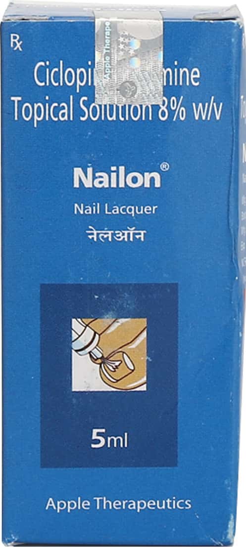 Nailon 8 %W/V Nail Lacquer (5): Uses, Side Effects, Price & Dosage ...