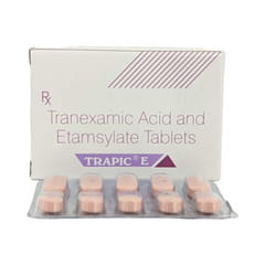 Trapic E Strip Of 10 Tablets: Uses, Side Effects, Price & Dosage ...