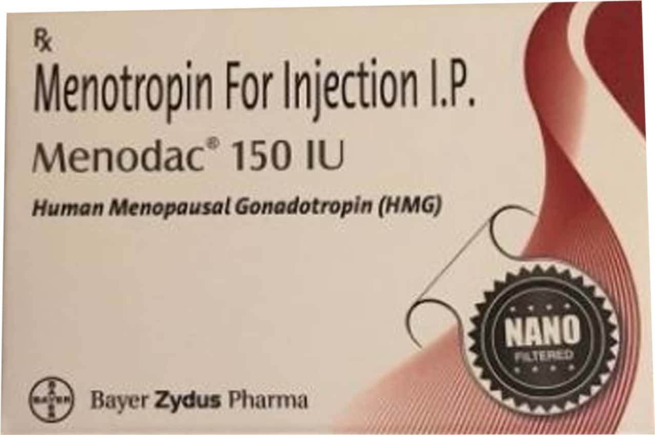 Menodac 150 IU Powder For Injection (1): Uses, Side Effects, Price ...