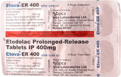 Etova ER 400 Tablet: Uses, Side Effects, Price, Dosage & More Info ...
