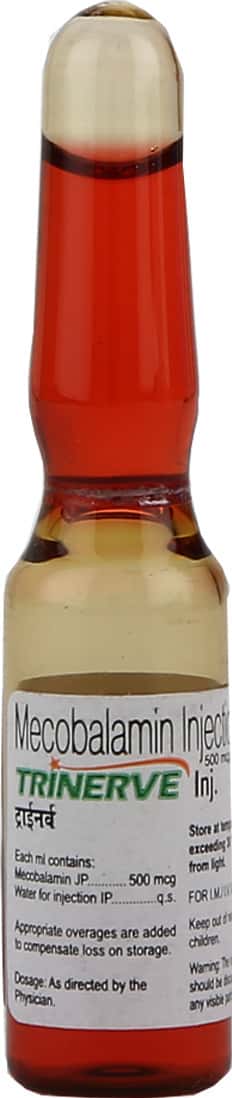 Trinerve 500 MCG Injection (1): Uses, Side Effects, Price & Dosage ...