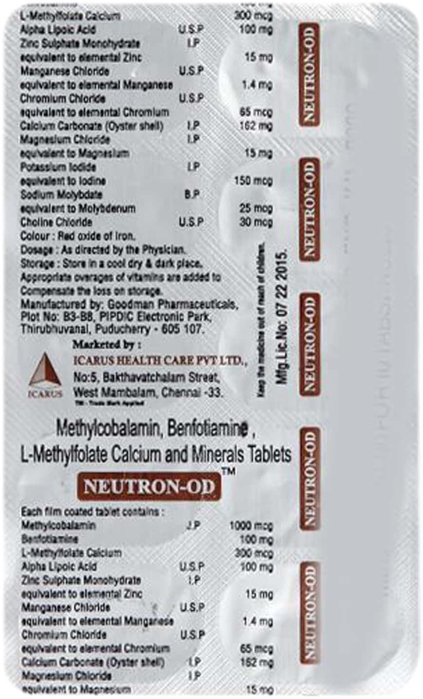 Neutron OD Tablet: Uses, Side Effects, Price, Dosage & More Info ...