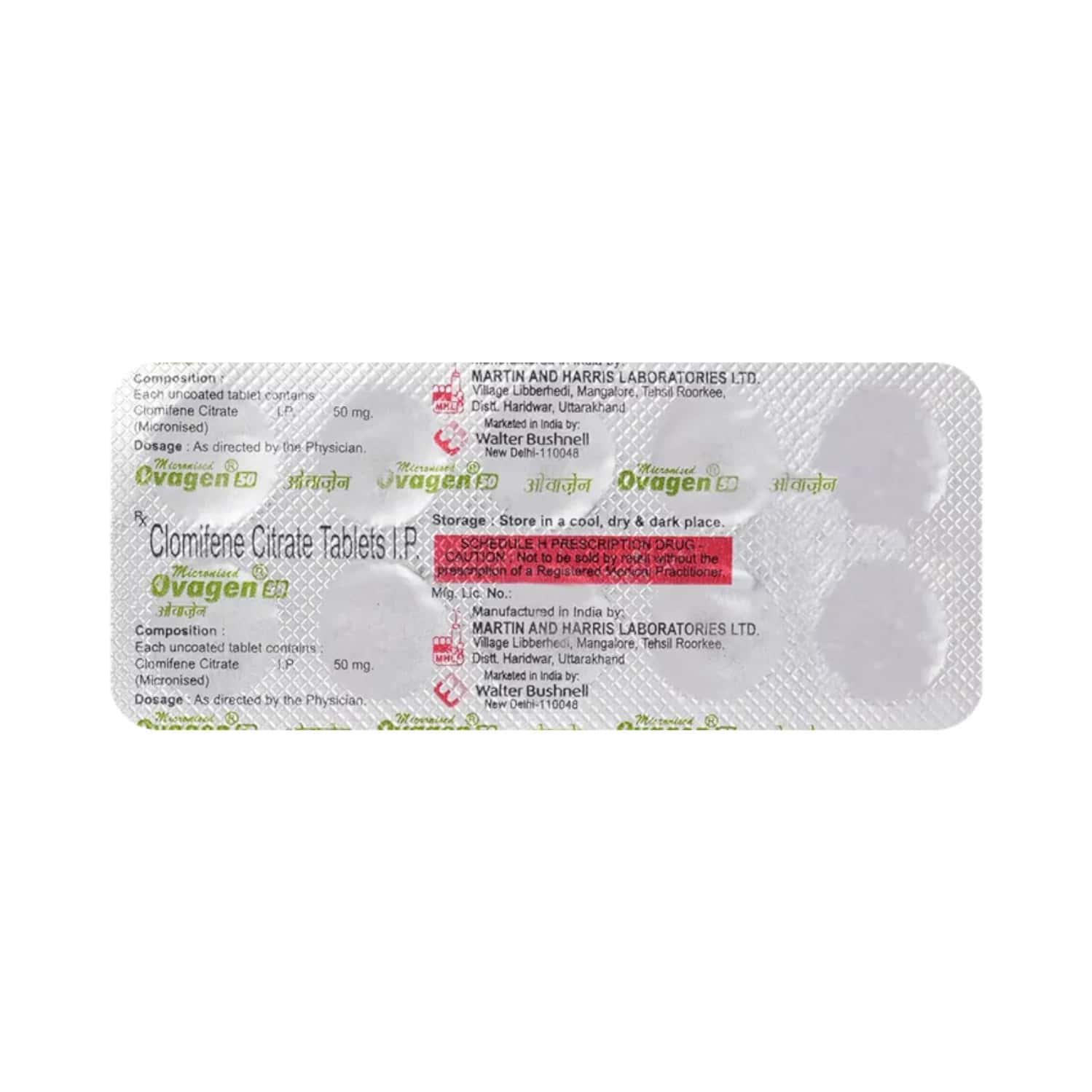 Ovagen 50 MG Tablet (10): Uses, Side Effects, Price & Dosage | PharmEasy