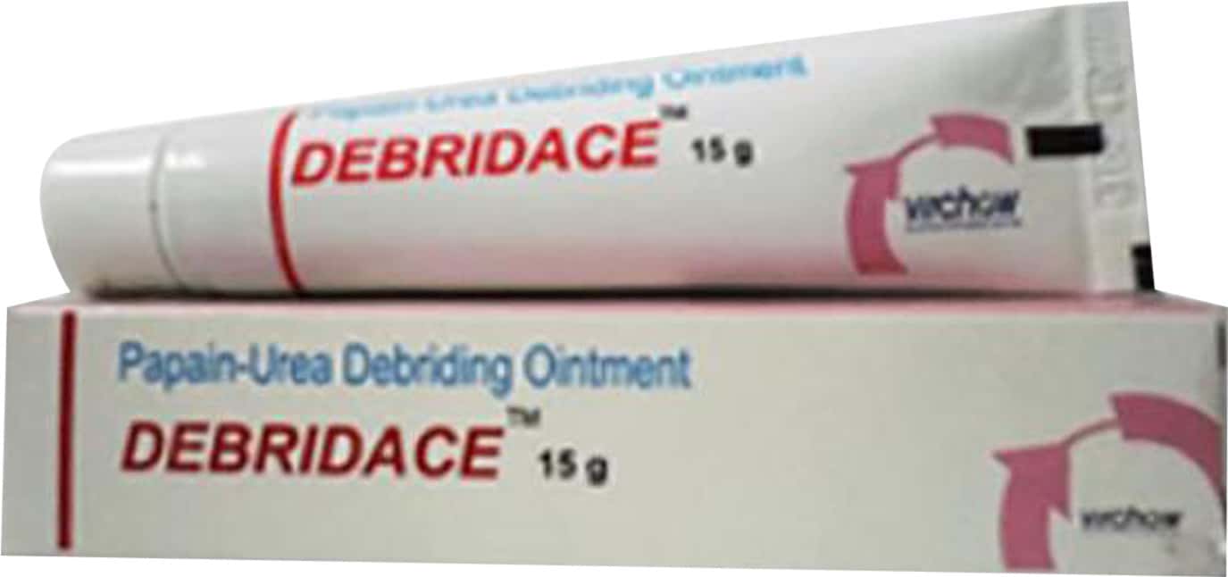 Debridace Tube Of 15gm Ointment: Uses, Side Effects, Price & Dosage ...